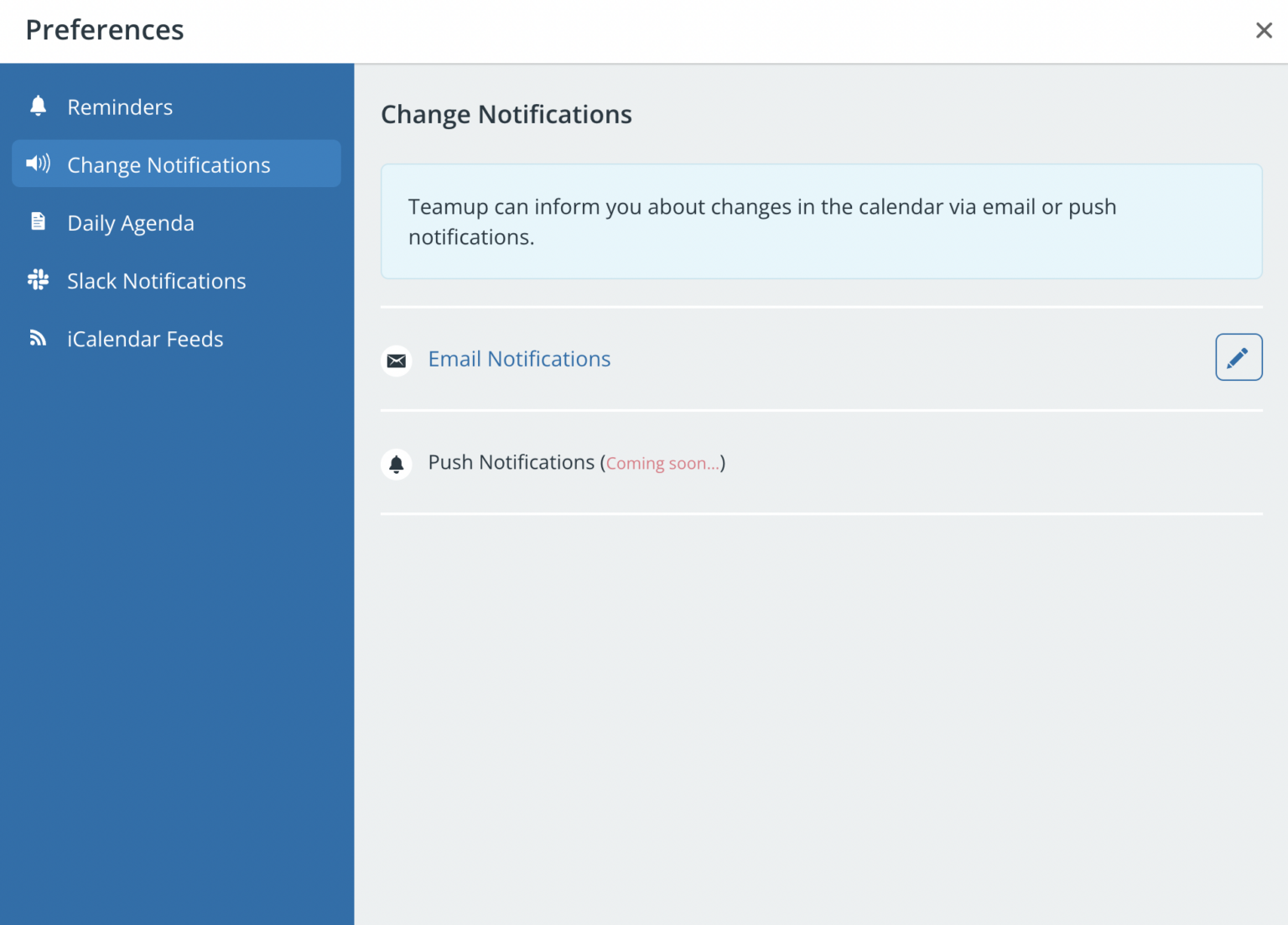 Stay Informed with Teamup Calendar Change Notifications