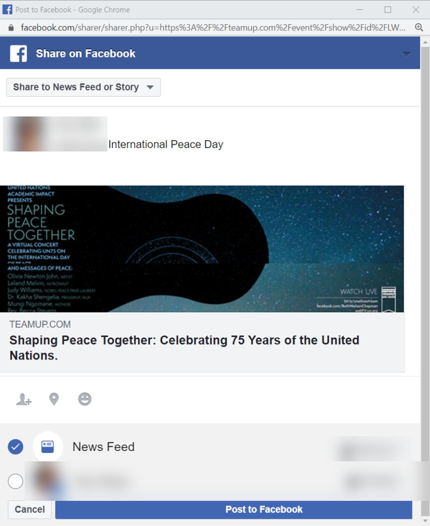 How to Share an Event on Social Media