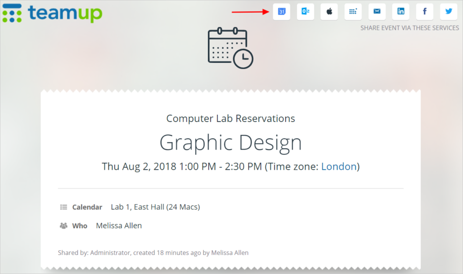 How to Export Events from Teamup Calendar
