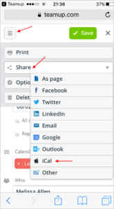 How to Export Events from Teamup Calendar