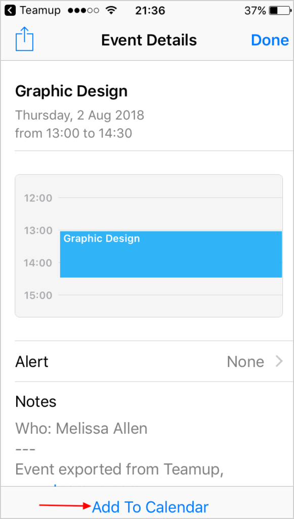 How to Export Events from Teamup Calendar