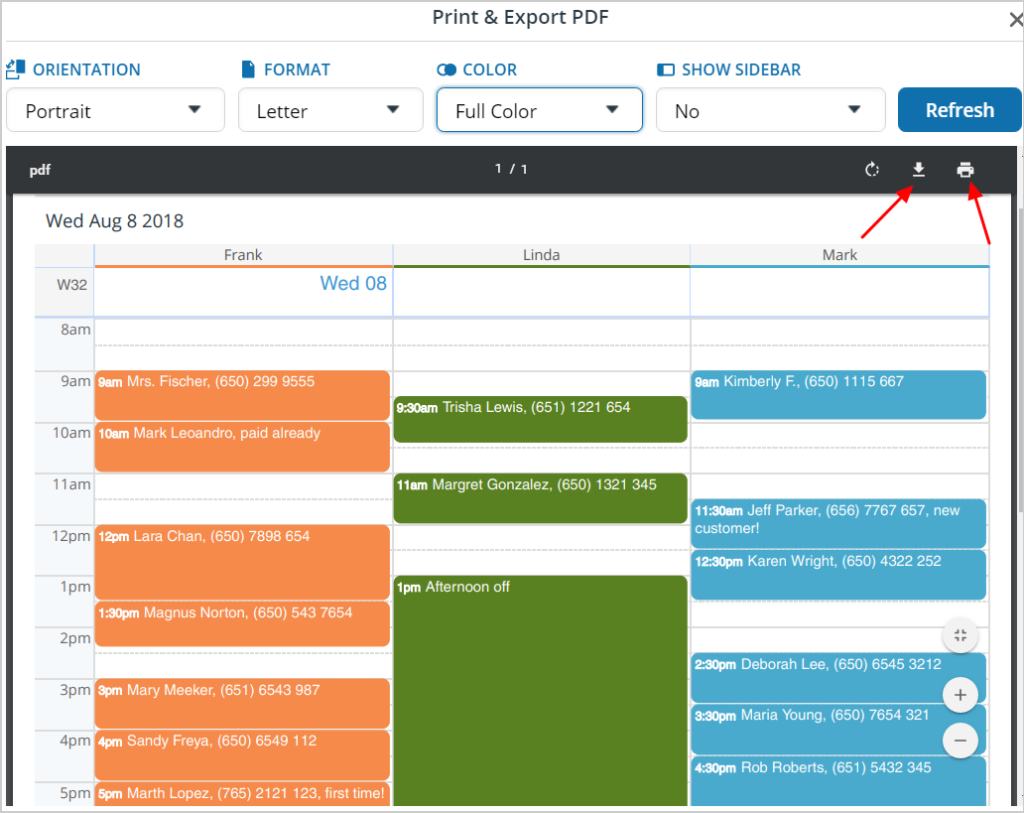 Print a Calendar with Ease Using the PDF Generator