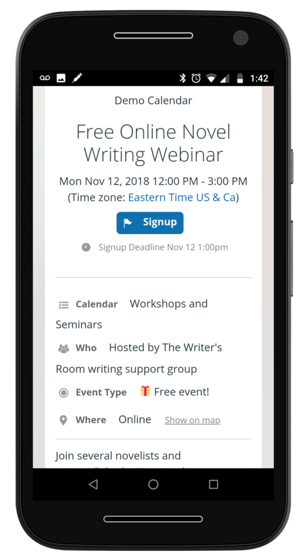 How to Share Events on Teamup Mobile Apps