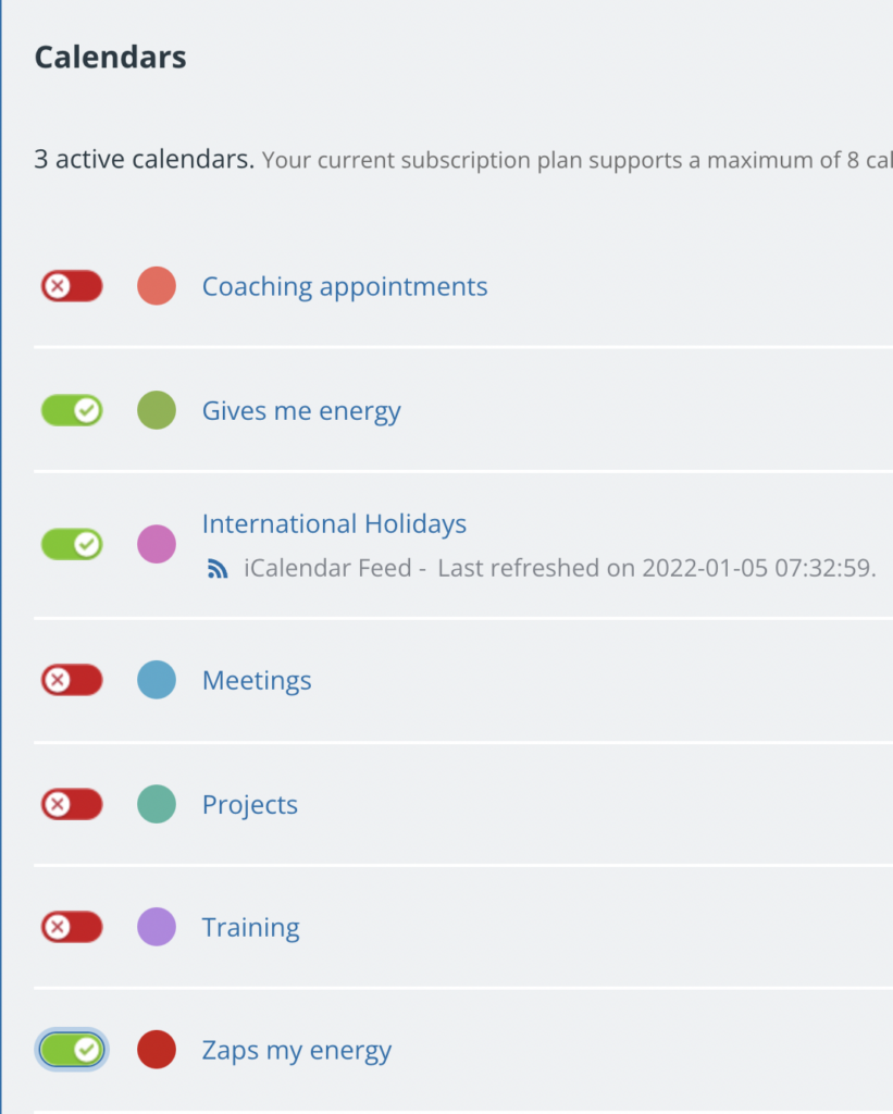 Reconfigure an Existing Calendar for a New Purpose