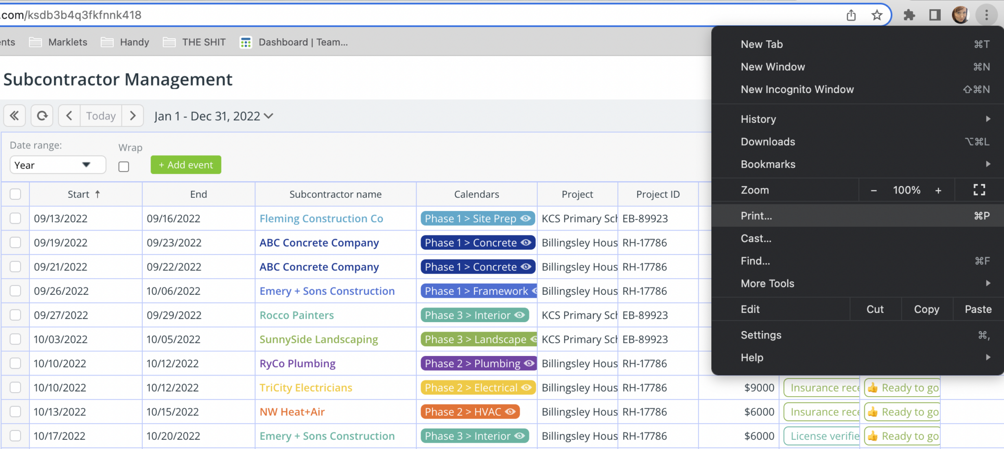 How To Print Calendar Or Event Using Browser s Print Function